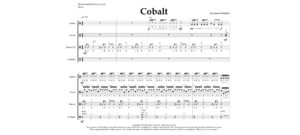 Cobalt - Drum Line Cadence - Rudimental University Press